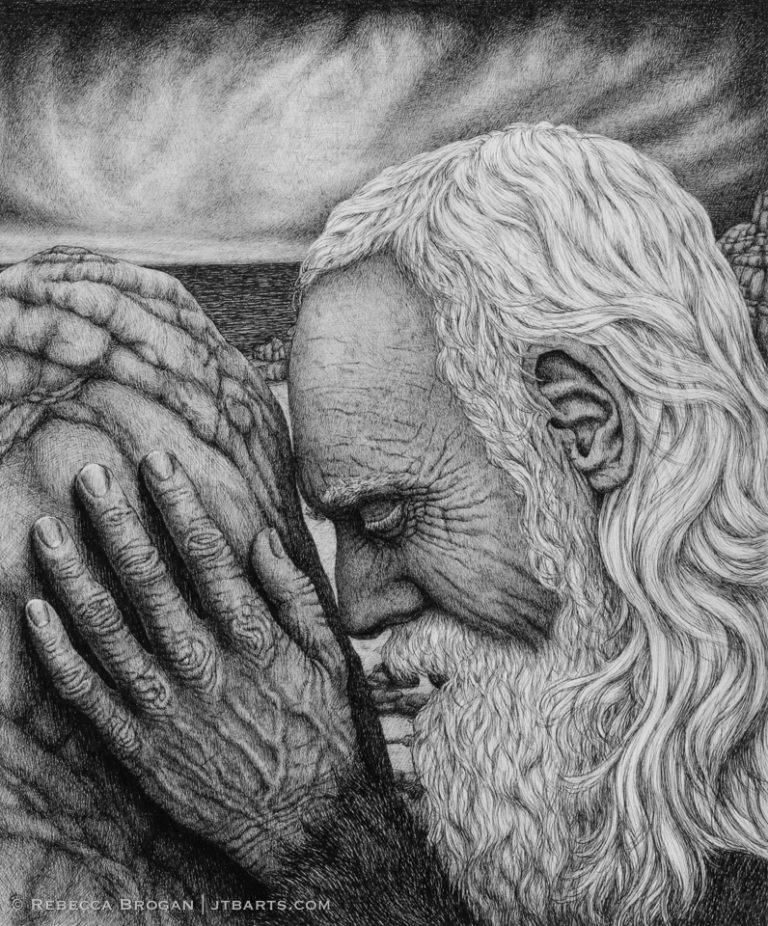 Elijah Rebuilding The Altar of The Lord – John The Baptist Artworks