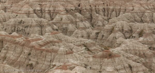 Badlands Sediment and Water Erosion Patterns (Badlands National Park ...